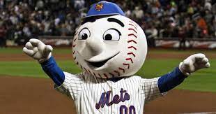 The official mascot of the Mets. He is also seen with Mrs.Mets often